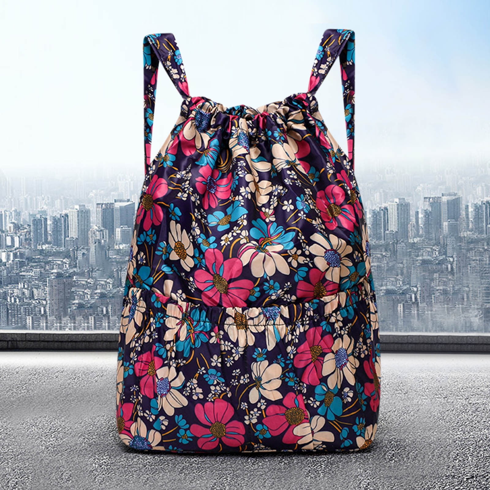 Backpack Drawstring Foldable Large Capacity Wet And Dry Separation ...