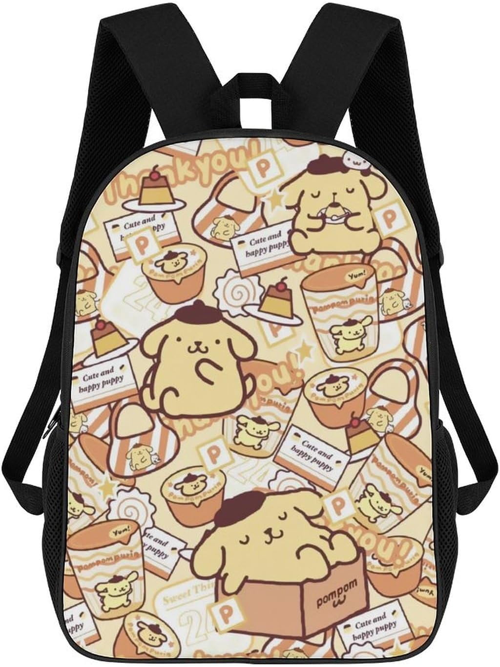 Backpack Fashionable Pompompurin Yellow Backpack Casual Backpack ...