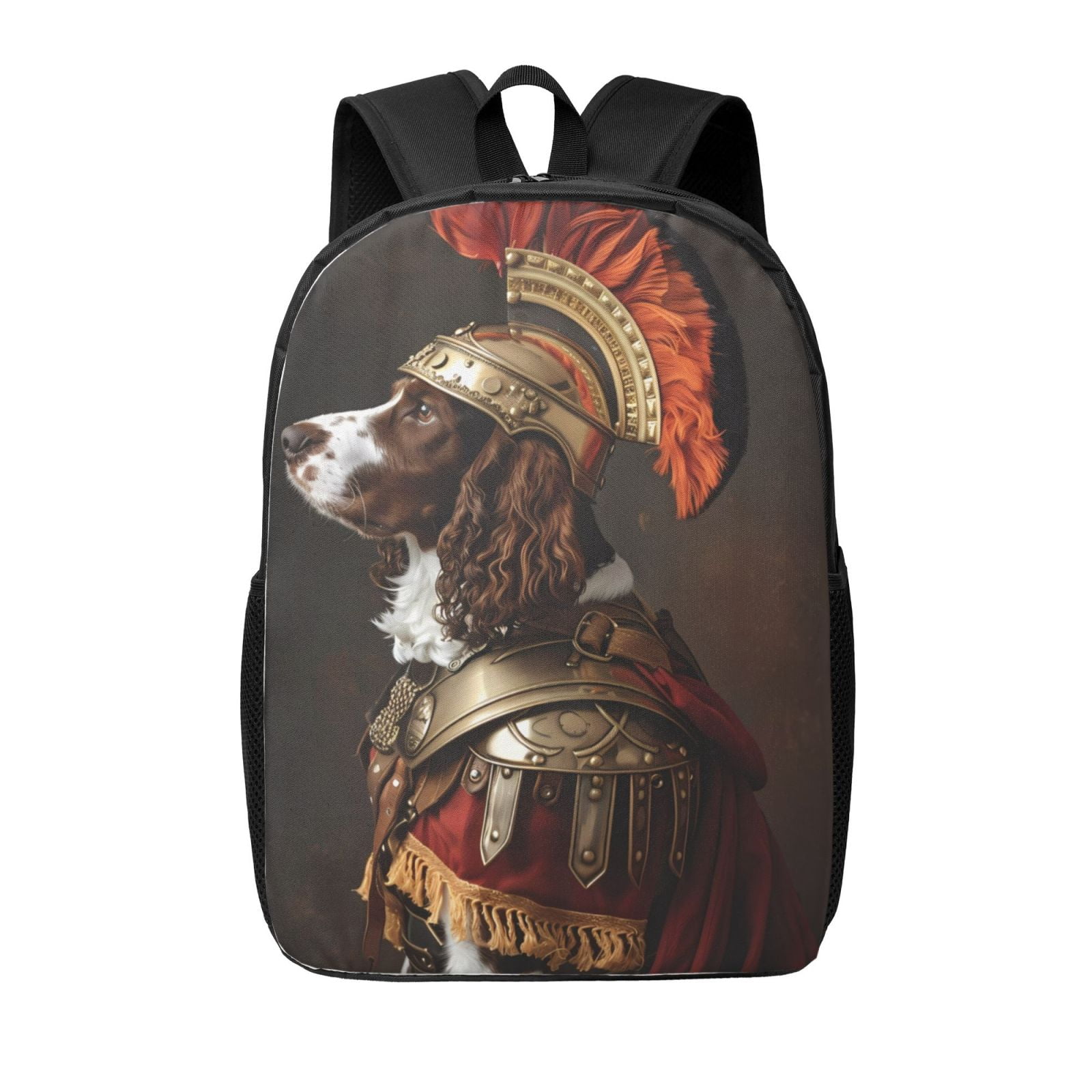 Backpack For School, Medieval Knight Dog School Backpack For Boys And ...