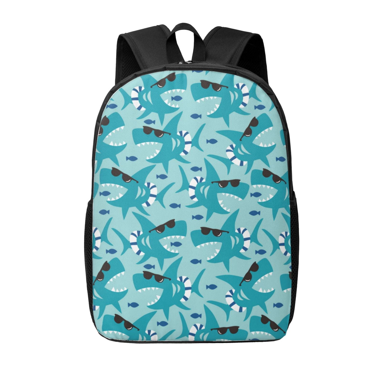 Backpack For School, Shark Wearing Sunglasses School Backpack For Boys ...