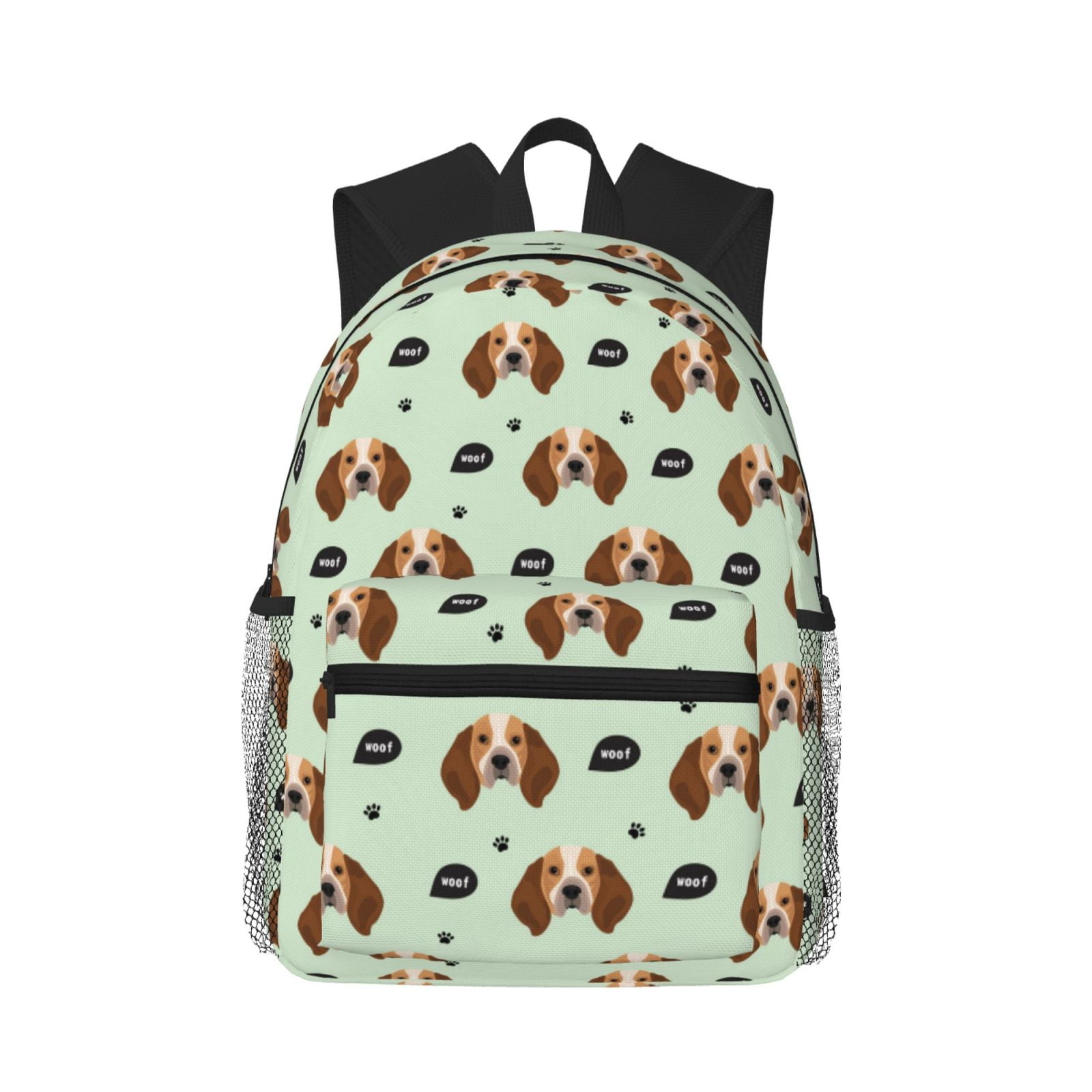 Backpack For Women/Men - Beagle Dog Woof Lightweight Travel Bag School ...