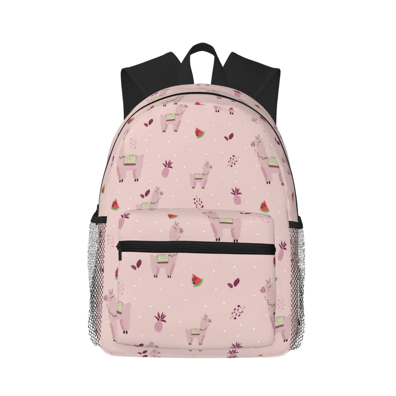 Backpack For Women/Men - Cartoon Cute Alpaca Watermelon Lightweight ...