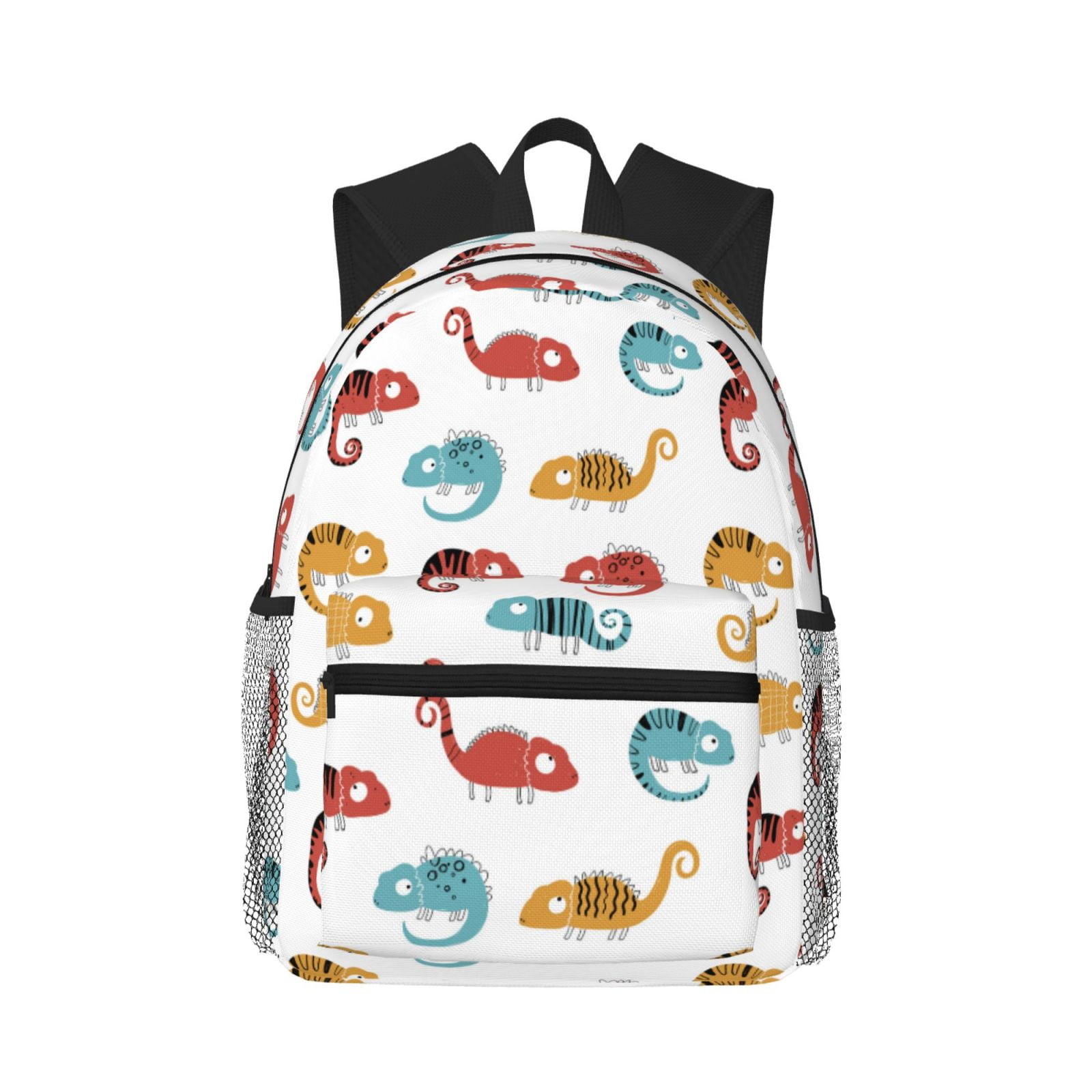Backpack For Women/Men - Cartoon Cute Chameleon Lizard_A Lightweight ...