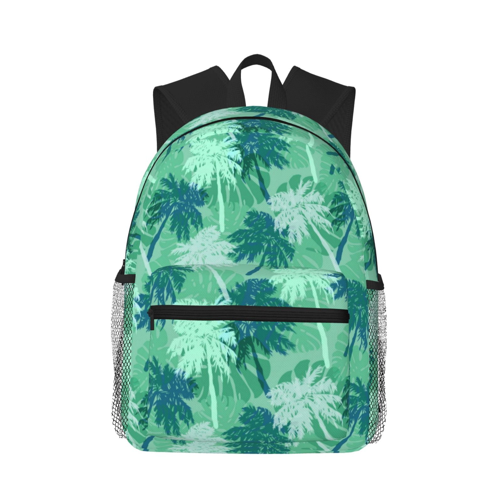 Backpack For Women/Men - Coconut Trees Camouflage Lightweight Travel ...