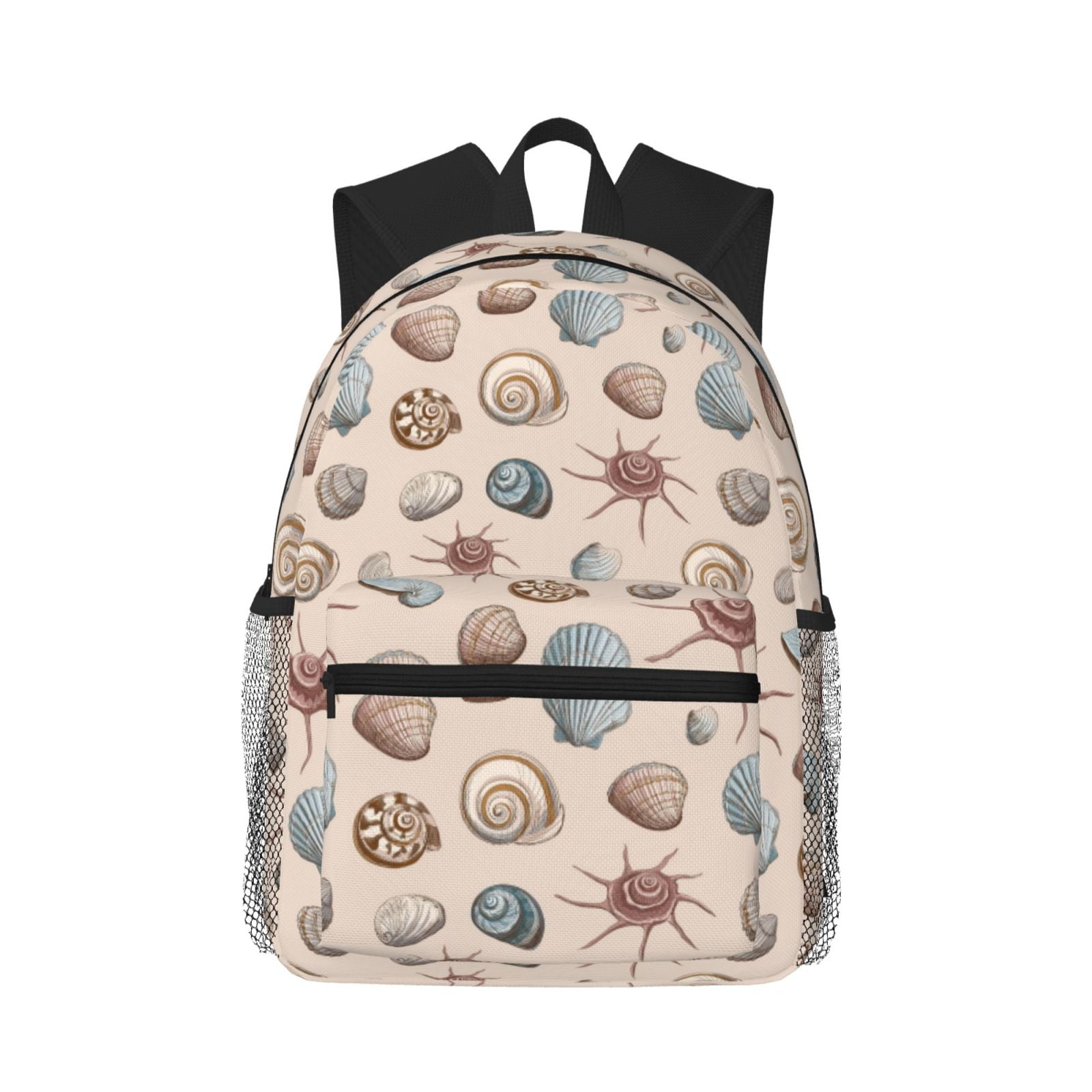 Backpack For Women/Men - Conch Shells Print No.9013 Lightweight Travel ...