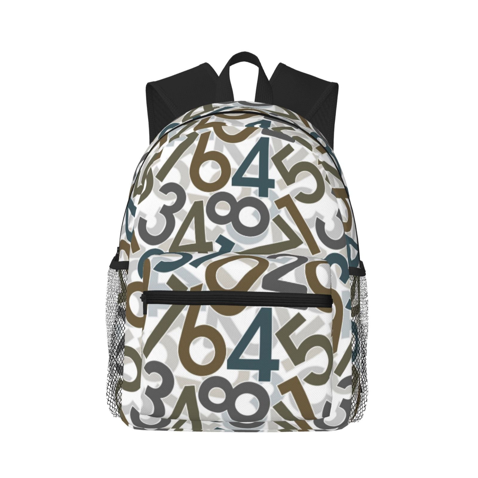 Backpack For Women/Men - Cool Math Print Lightweight Travel Bag School ...