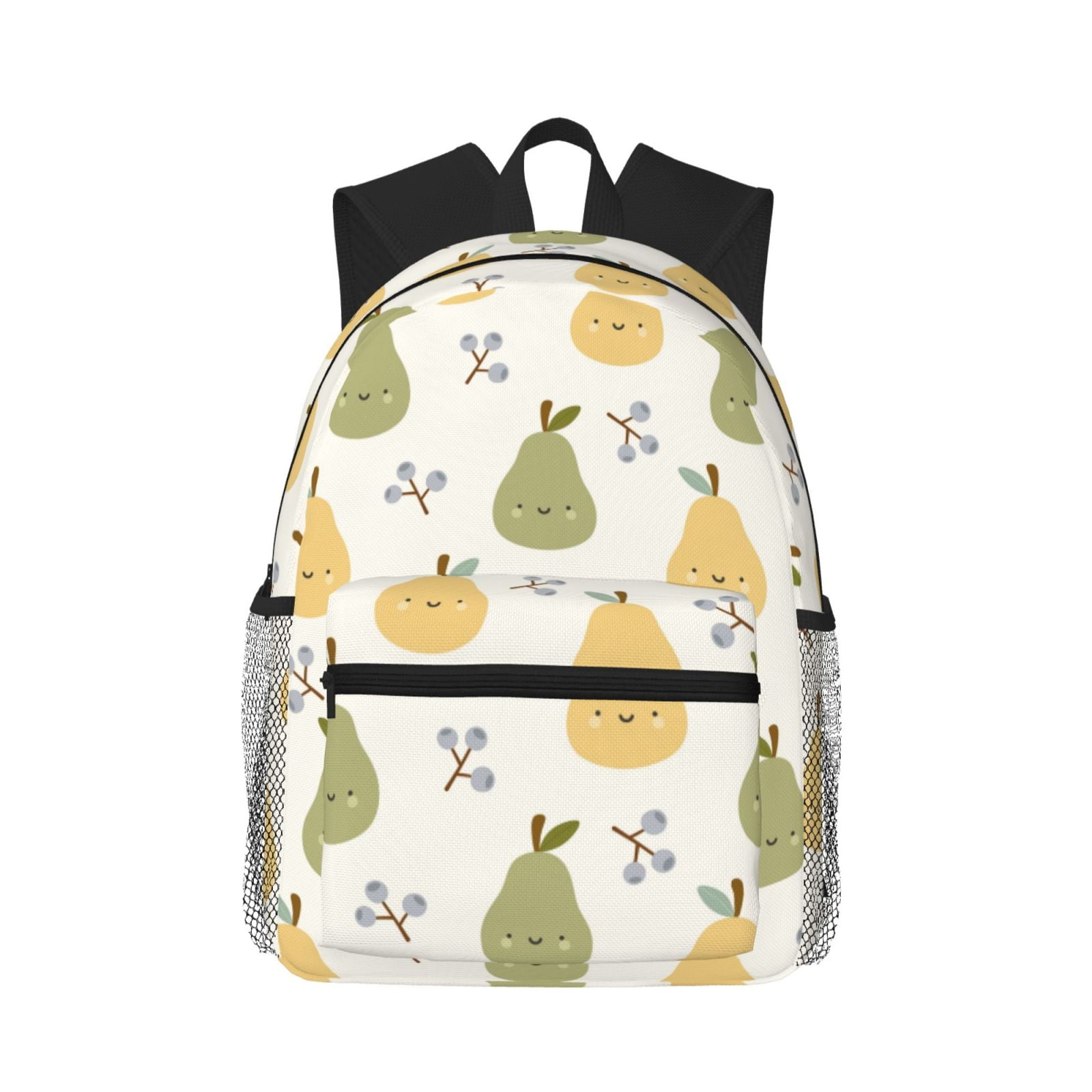 Backpack For Women/Men - Cute Pear Green Yellow Lightweight Travel Bag ...