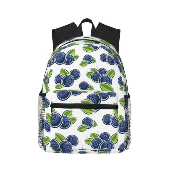 Backpack For Women/Men - Cute Sweet Blueberry Lightweight Travel Bag ...