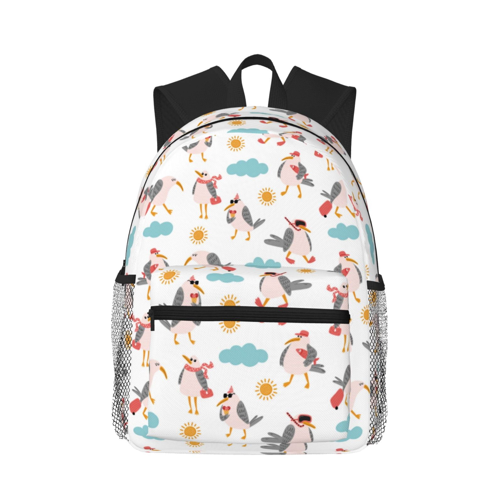 Backpack For Women/Men - Funny Seagulls Lightweight Travel Bag School ...