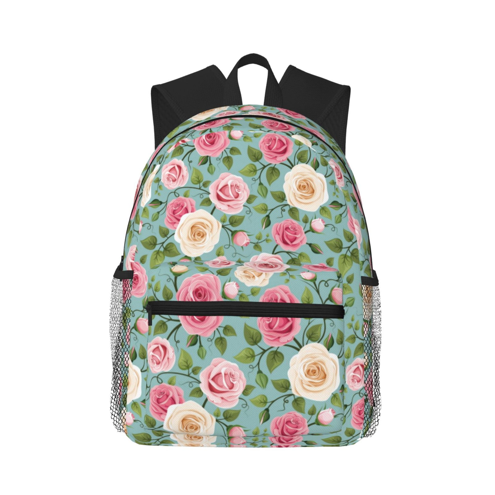 Backpack For Women/Men - Rose Flowers Temg Lightweight Travel Bag ...