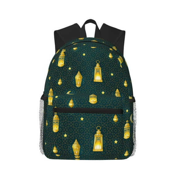 Backpack For Women/Men - Vintage Light Bulb Pattern Lightweight Travel ...