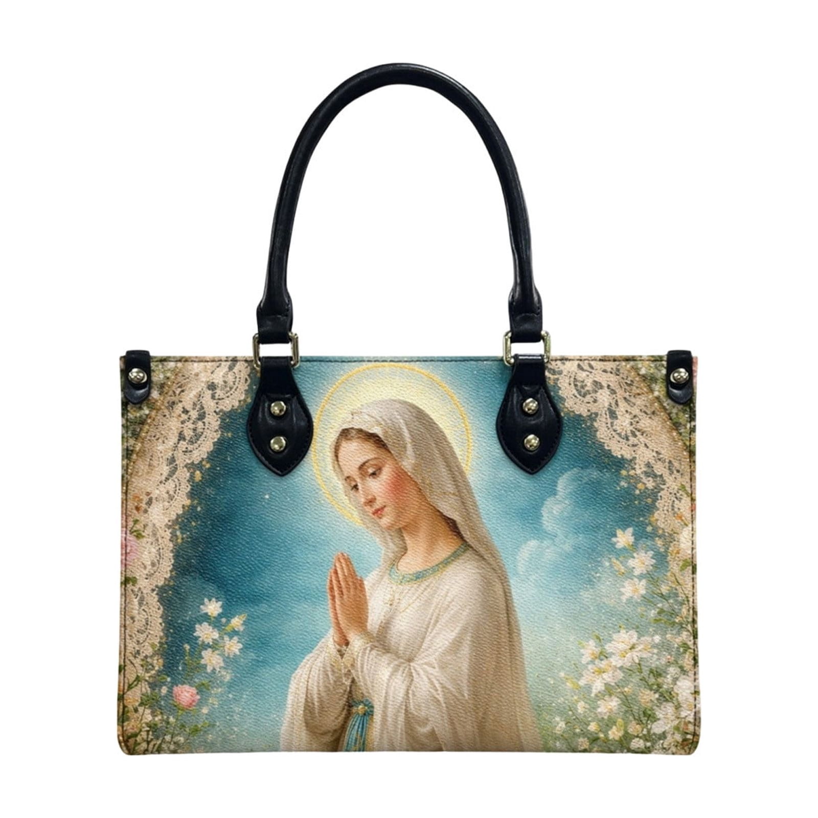 Backpack Godmother Backpack Oil Painting Style Handbag Women's Tote Bag ...