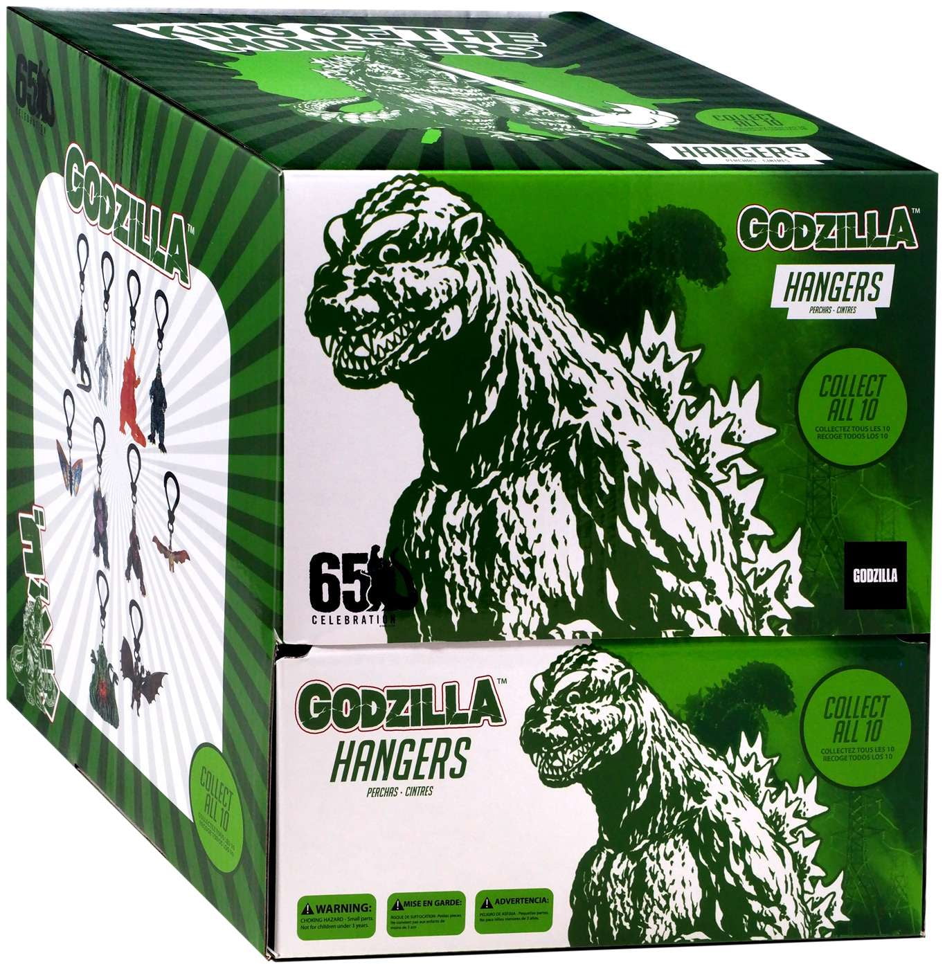 Godzilla Mystery Box Backpack Hangers - 20 Packs of Character ...