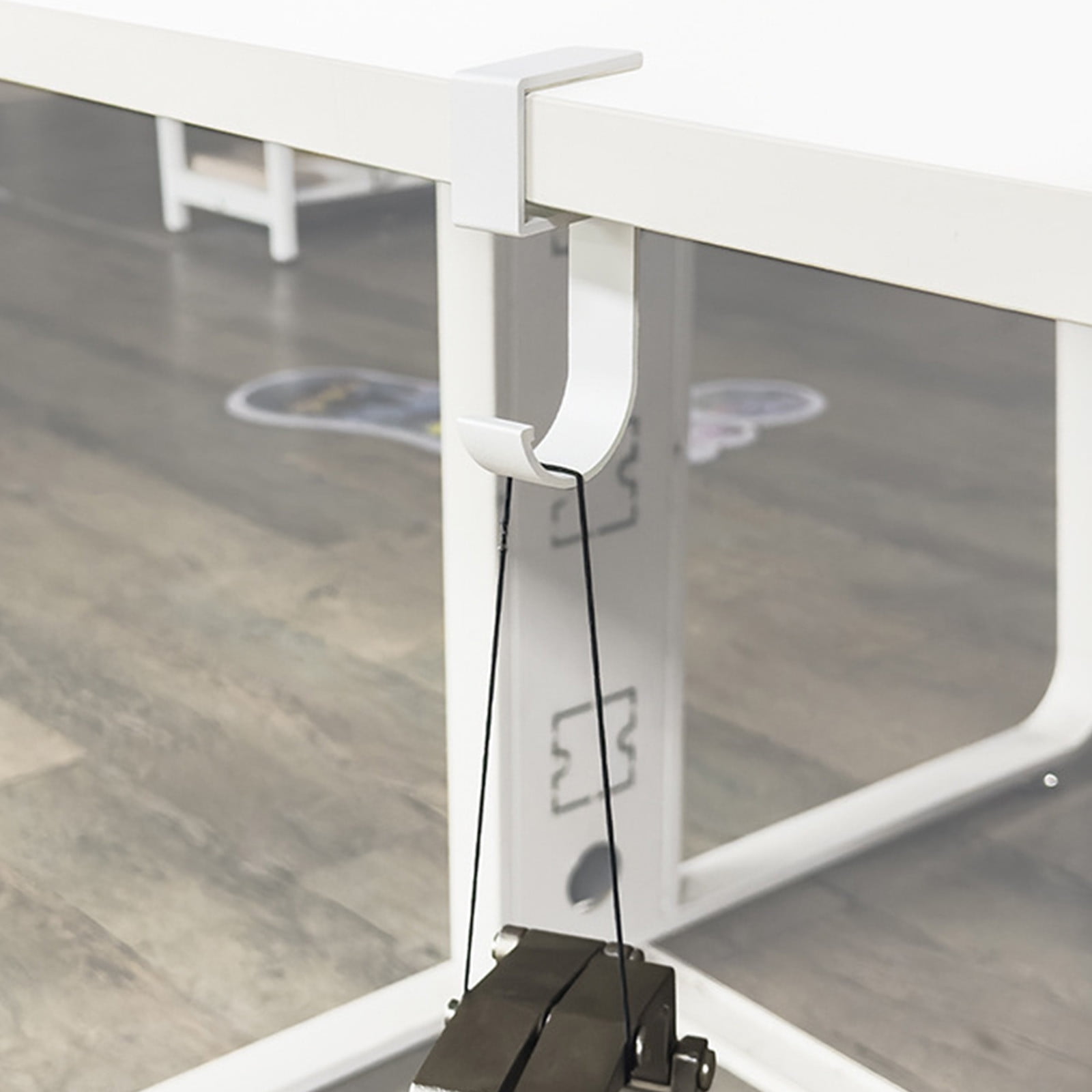 Backpack Hook for Desk, Detachable Side Hanging Bag Hook, Movable and ...