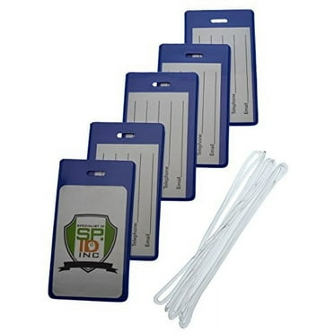 25 Pack - Backpack ID Luggage Tags for Student Identification ...