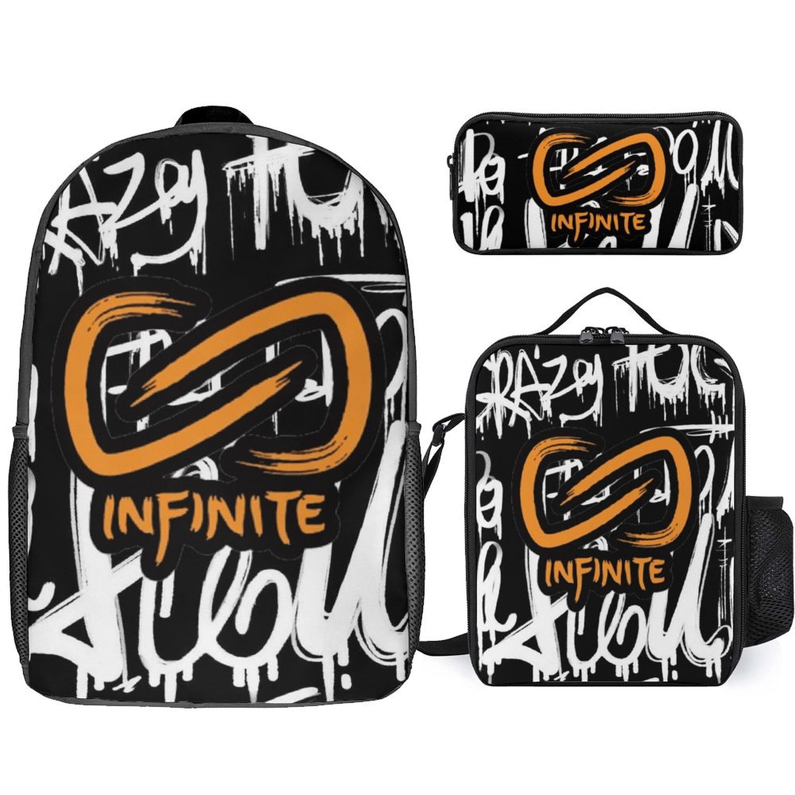 Backpack Infinite Lists Three Piece Set Combination Backpack + Pencil ...