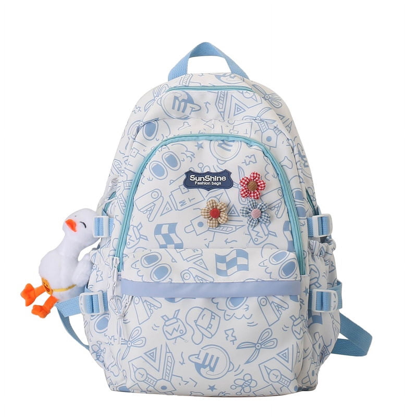 Backpack Ins Cute Graffiti High School Junior High School Large ...