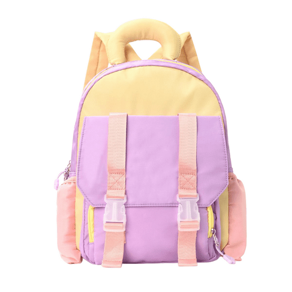 Backpack, Large - Capacity Storage School Bag With Purple Color Scheme ...