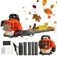 Backpack Leaf Blower - 52CC Gas Powered with Adjustable Tube, Multi ...