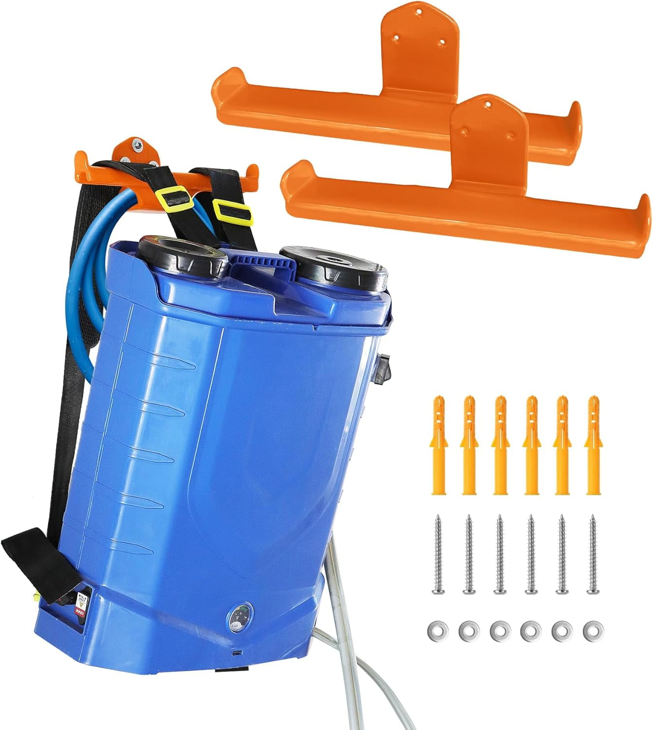 Backpack Leaf Blower Hanger, 1 Pack Backpack Sprayer Wall Mount, Heary ...