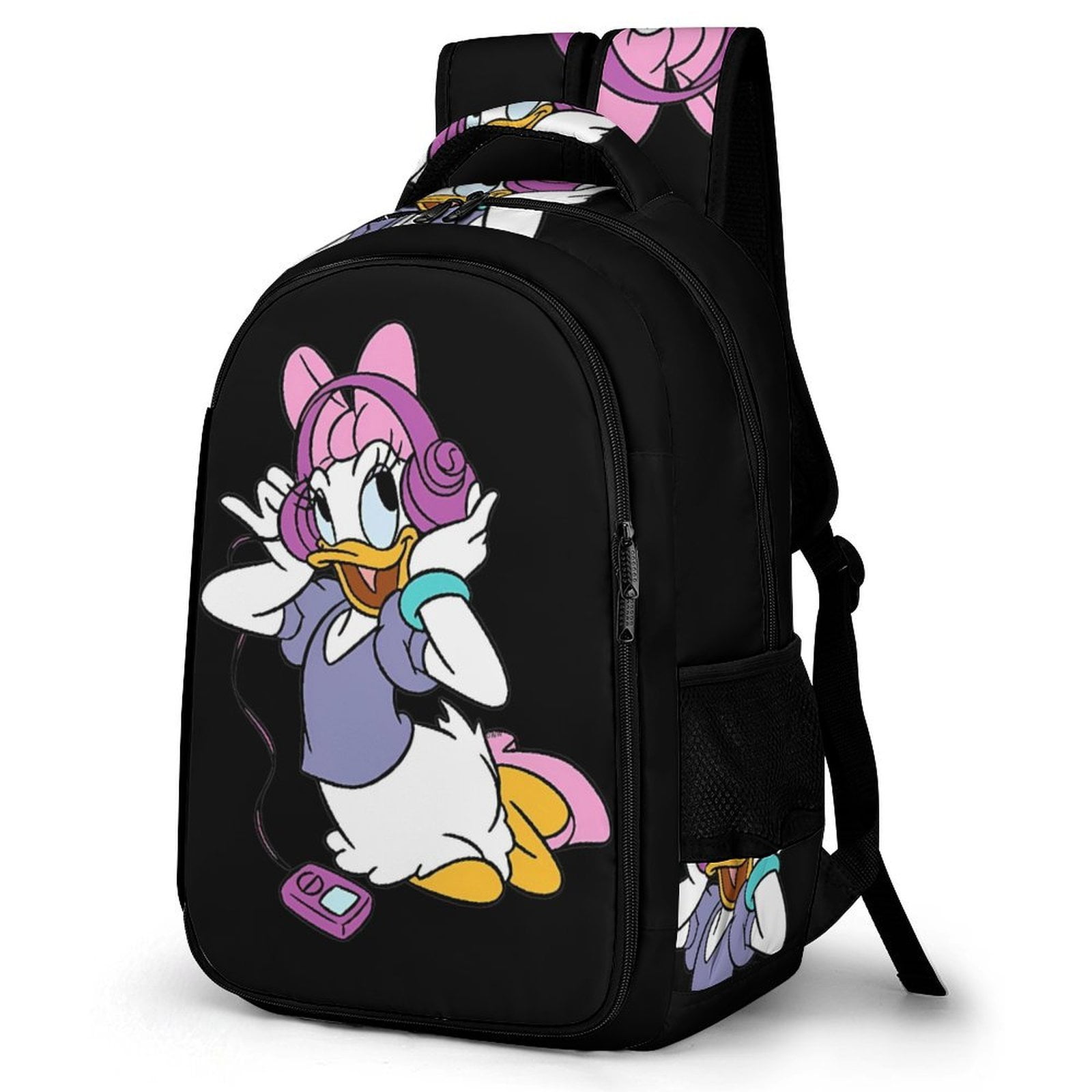 Backpack, Lightweight Dual Zippers Daisy_Duck School Backpacks ...