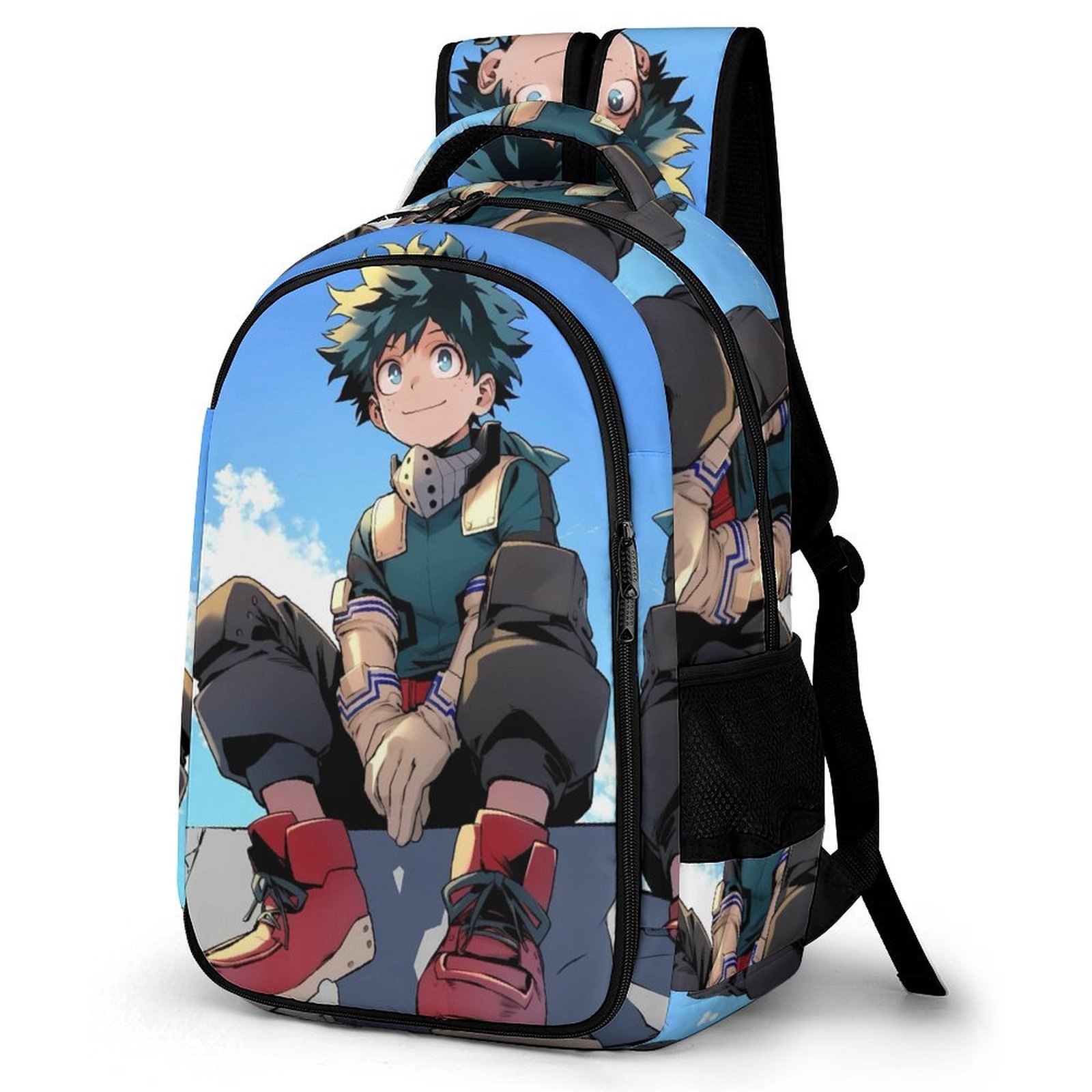 Backpack, Lightweight Dual Zippers School Backpacks Adjustable Shoulder ...