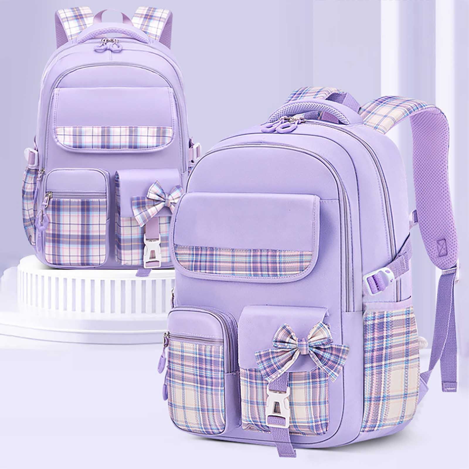 Backpack Lightweight Spine Backpack with Large Capacity Back to School ...