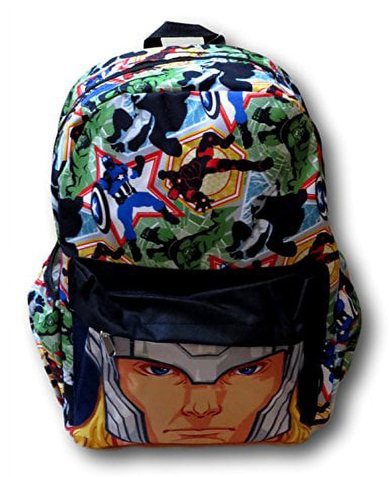 Backpack - Marvel - Avengers Thor Big Face New 100933-2 - Walmart.com