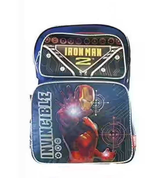 Backpack - Marvel - Iron Man 2 - Invincible New (Large School Bag ...