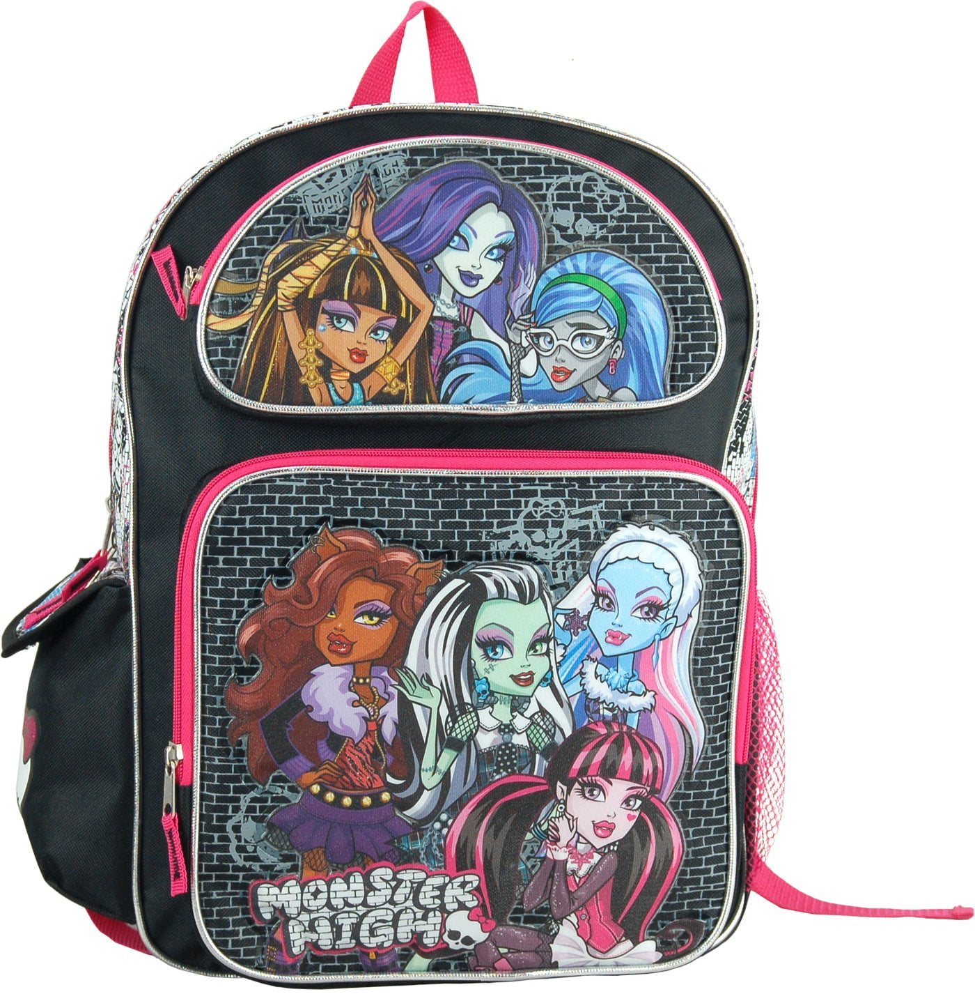 Backpack - Monster High - Black Large School Bag New 099194 - Walmart.com