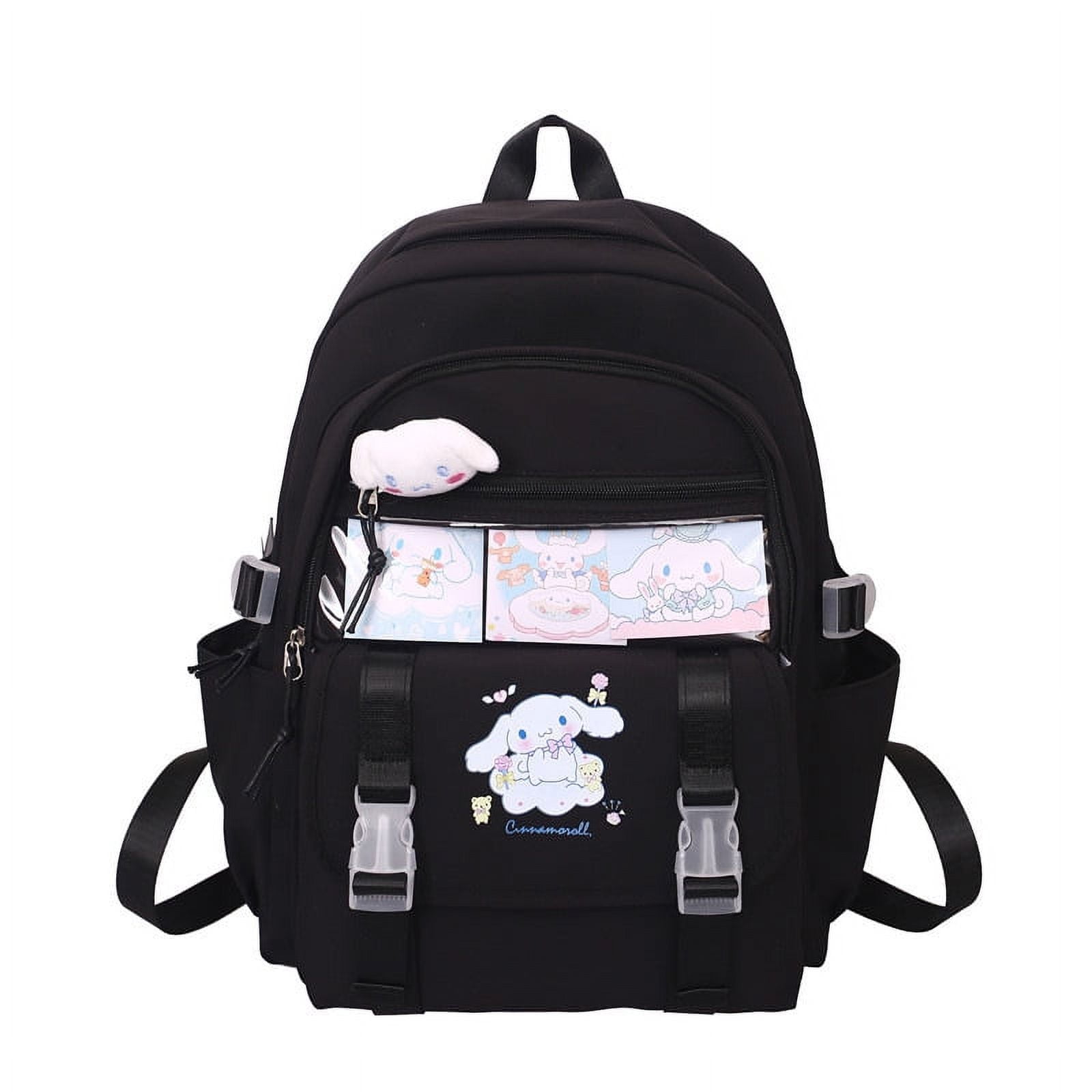 Xkiss My Melody Cinnamoroll Kuromi Polyester and Nylon School Backpack ...