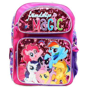 "My Little Pony 10"" Mini Backpack - Rainbow Dreams, Adjustable Straps ...