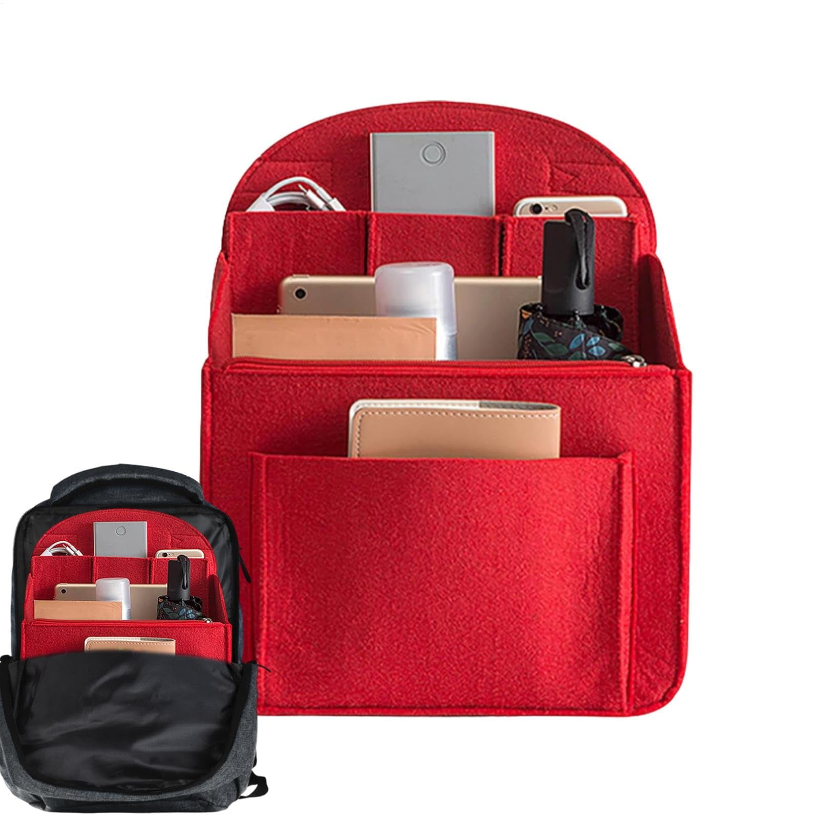 Backpack Organizer Insert Liner, Felt Backpack Organiser, Backpack ...