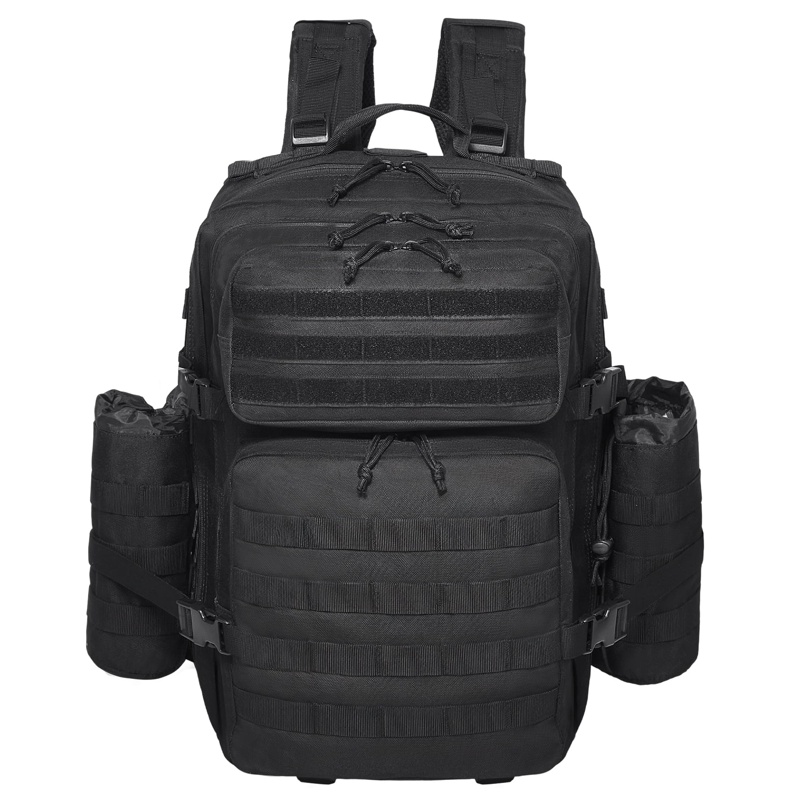 KFFKFF 45L Military-Style Backpack with Molle System & 3 Separate ...