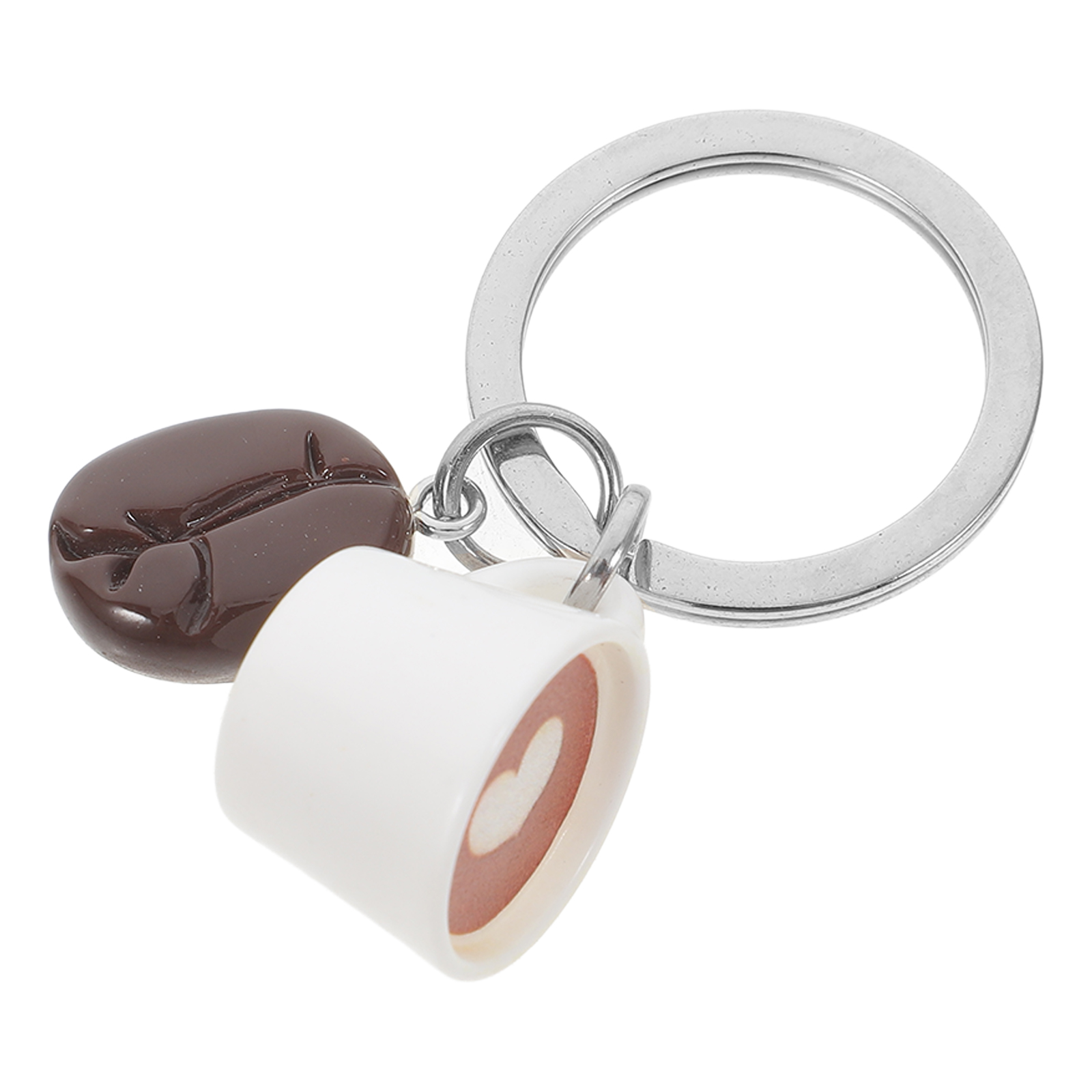 HOMEMAXS Cute Coffee Cup Keyring Made of Zinc Alloy for Keys Assorted ...