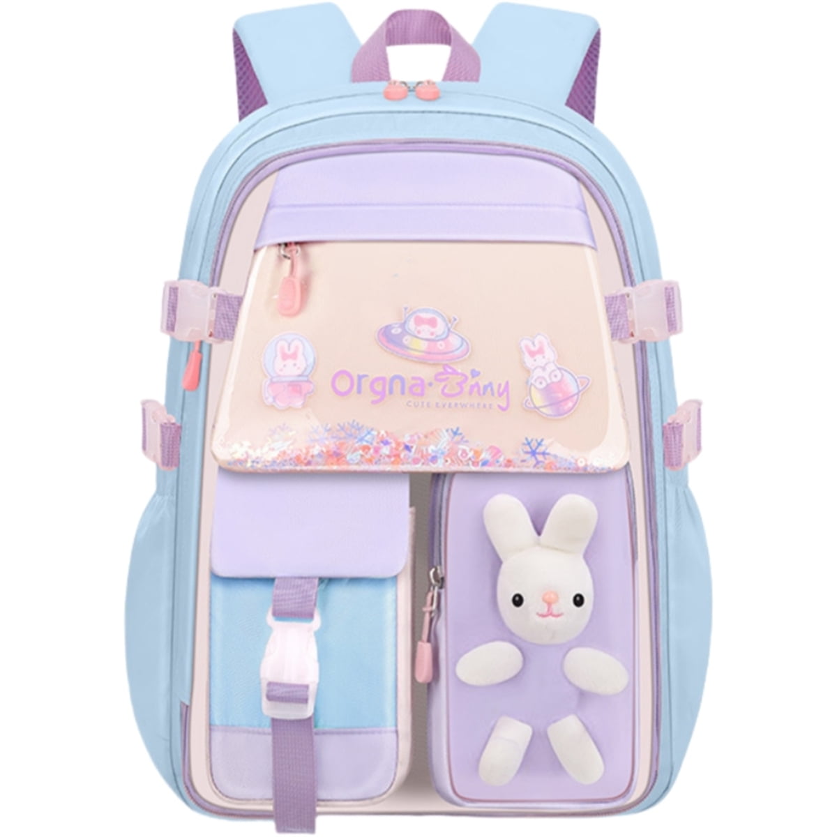 Backpack Sequin Kawaii Bunny Elementary Students Book Bag, Primary ...