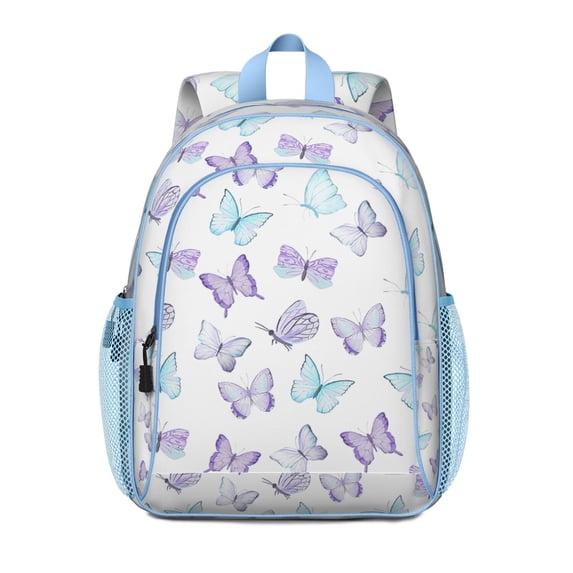 Backpack Showcasing Vintage Butterfly Illustrations with Multiple ...