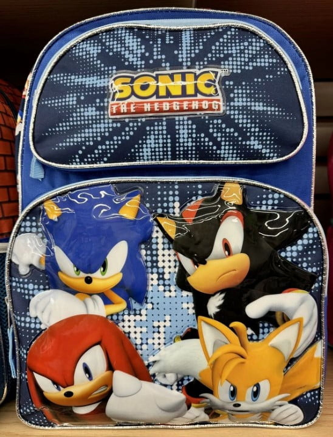 Backpack - Sonic The Hedgehog - Knuckles Tails Shadow Pixel - Walmart.com