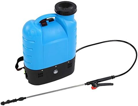 Backpack Sprayer, 16L Electric Farm and Garden High Pressure Sprayer ...