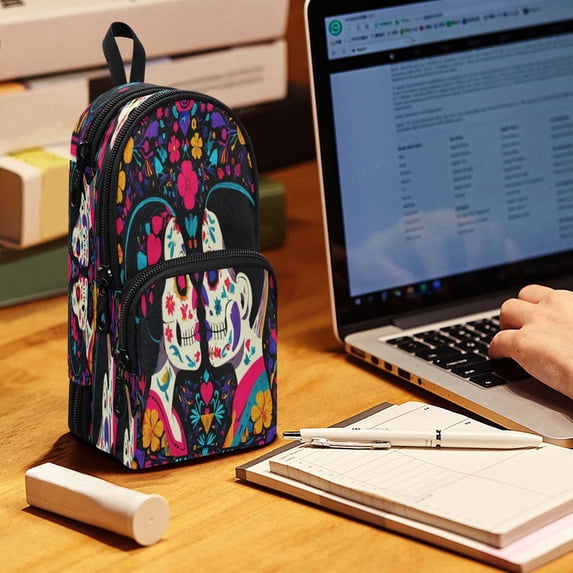 Backpack Style Pencil Pouch Pencil Case Pencil Bag Tool Bag Two Sugar ...
