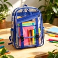 Backpack Transparent PVC Lightweight Large Capacity Jelly Minimalist ...