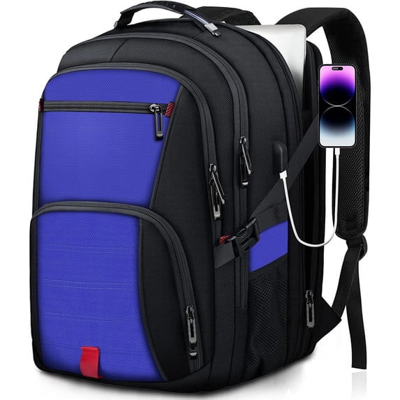 Backpack, Travel Backpack, Sturdy TSA Water Resistant 17.3 Inch ...