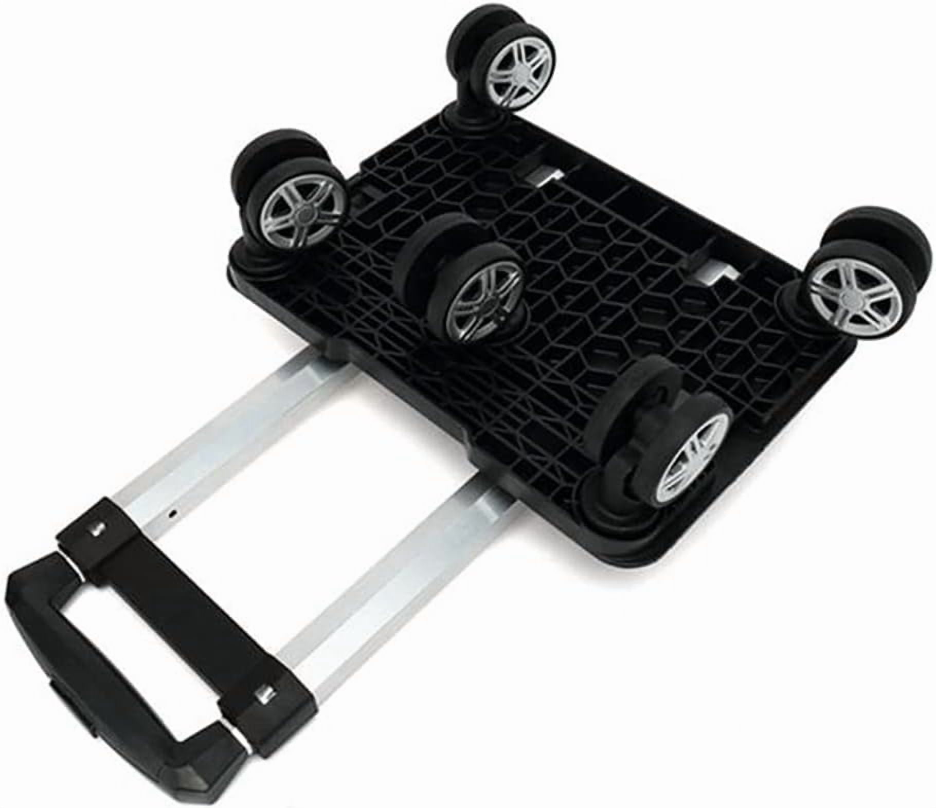 Backpack Trolley - 5 Wheels Folding Compact Lightweight Luggage Cart ...