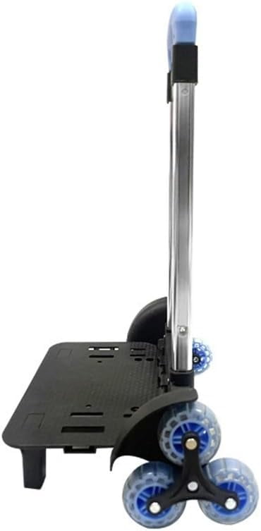 Backpack Trolley 6 Wheels Rolling Luggage Carts Foldable Trolley Cart ...