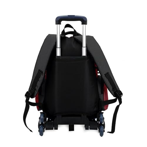 Backpack Trolley Backpack Hand Truck Aluminum Alloy Telescopic Rod ...