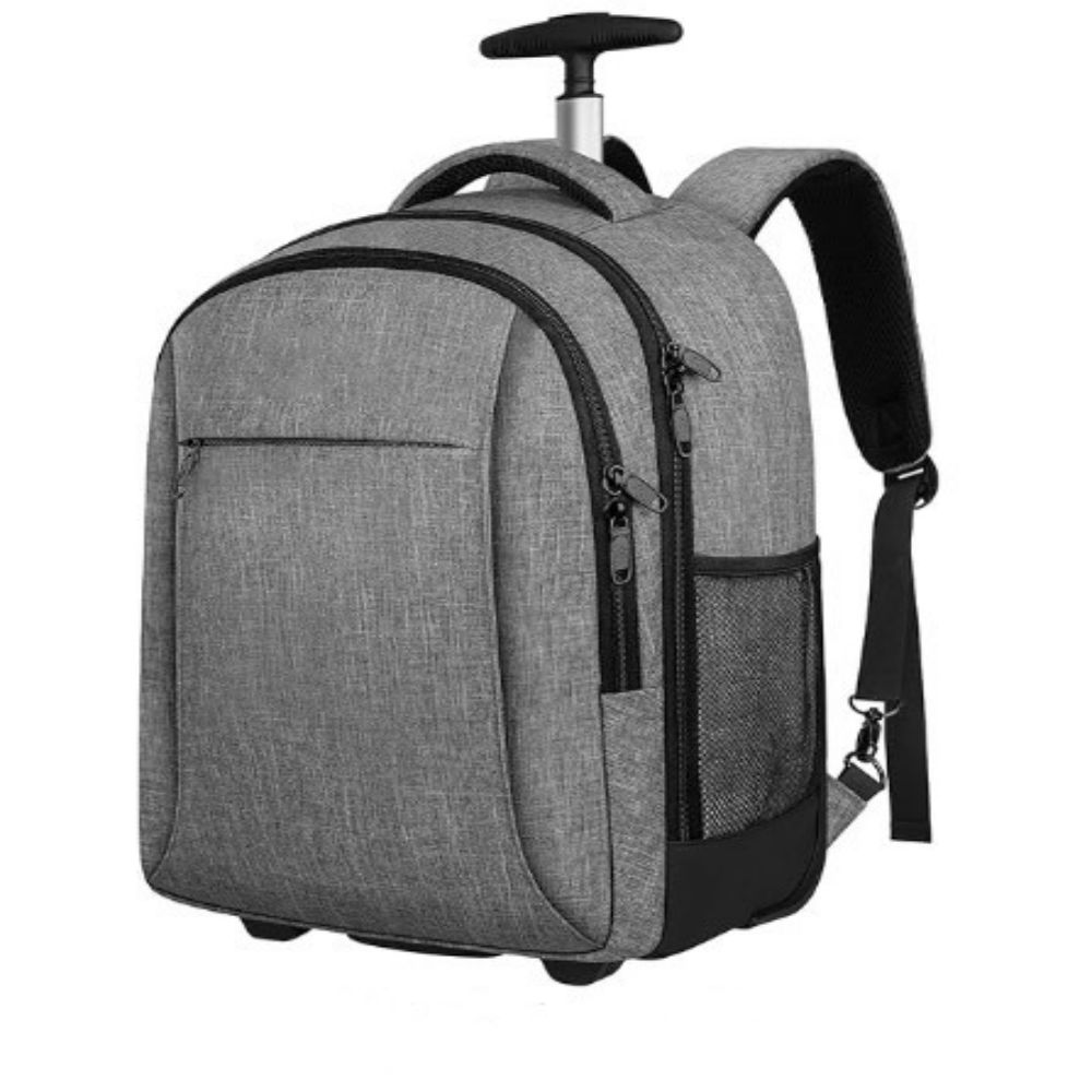 Backpack, Water Resistant Travel Laptop Backpacks with Wheels, Roller ...
