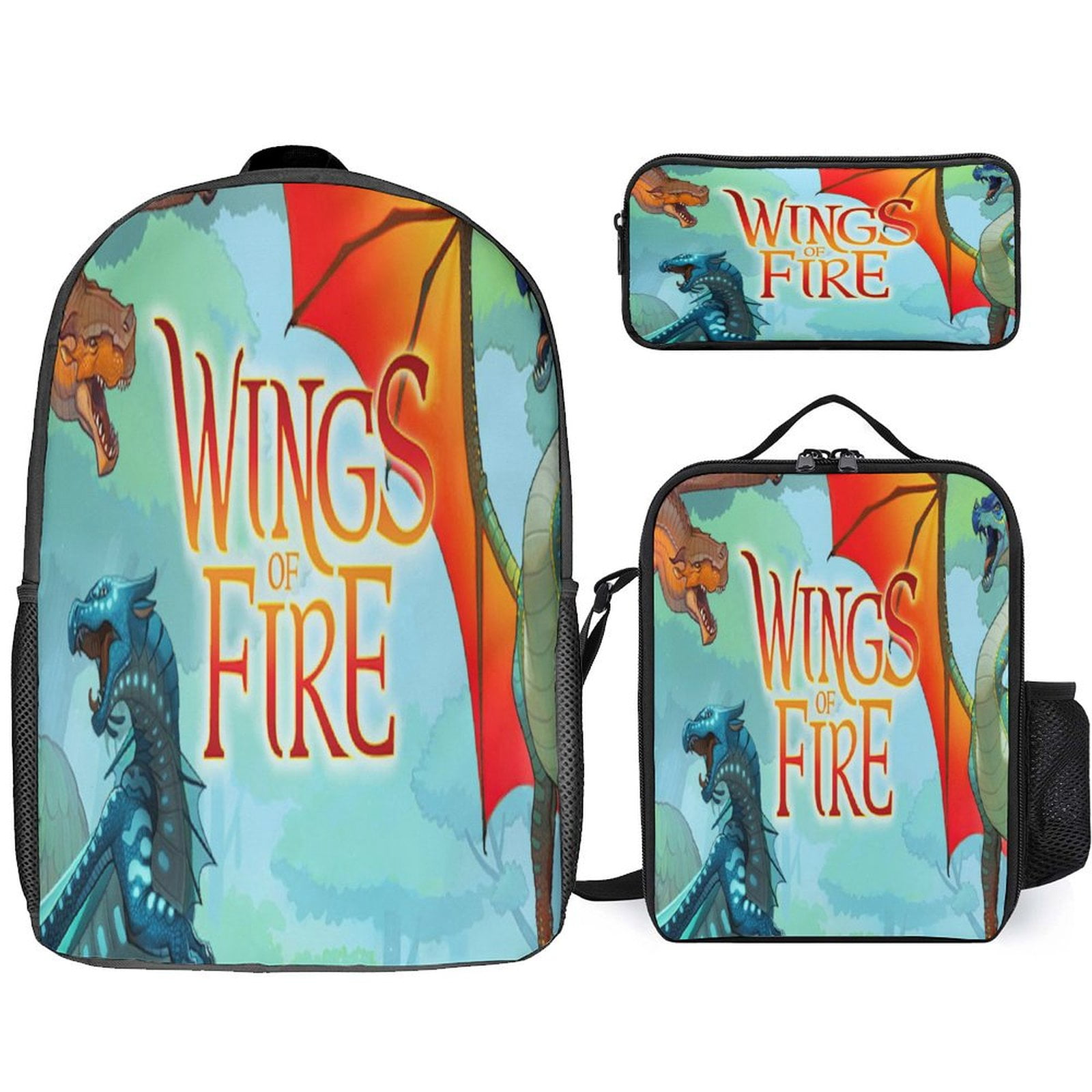 Backpack Wings Of Fire Dragons Three Piece Set Combination Backpack ...