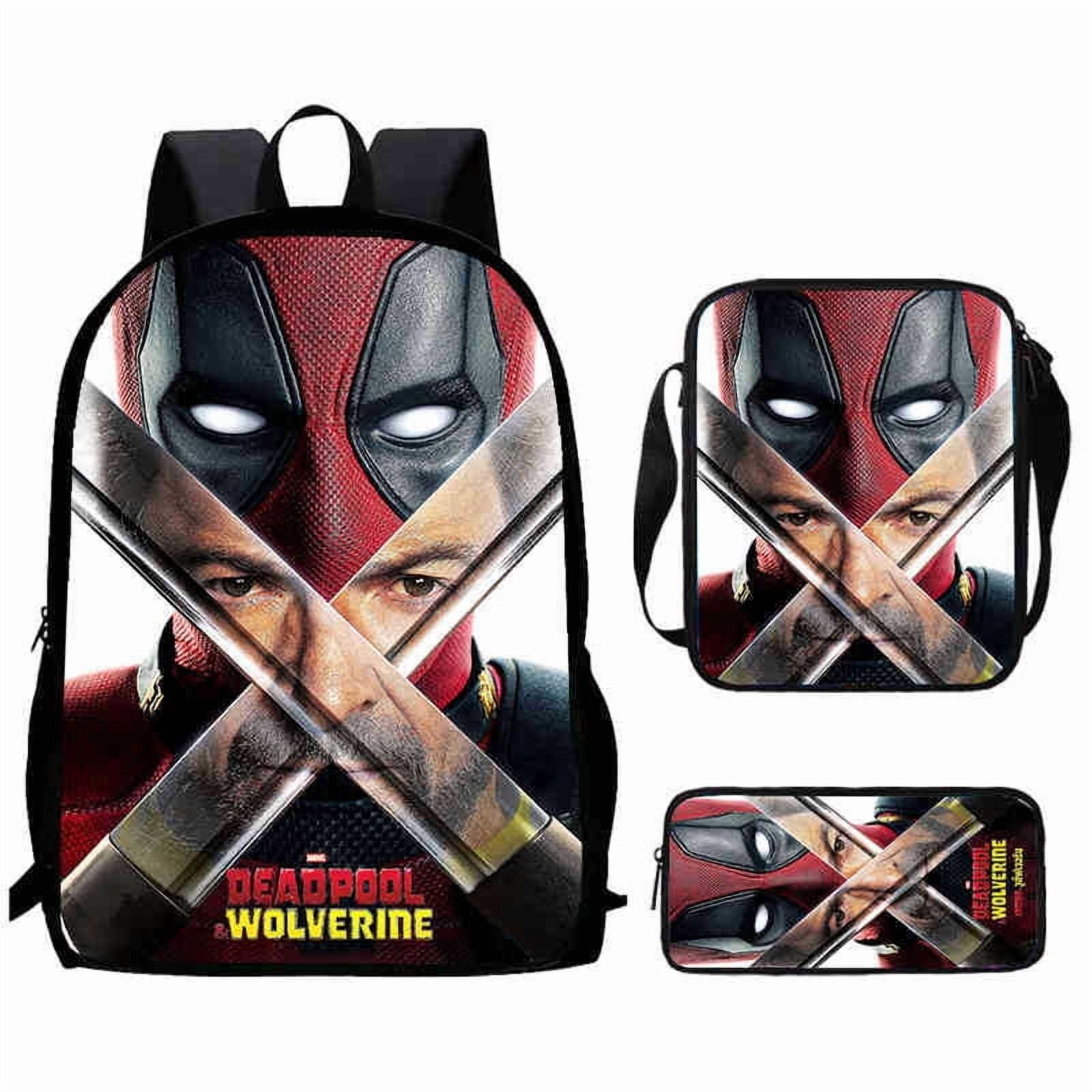 Backpack Wolverine and Deadpool DEADPOOL & WOLVERINE School Bag ...
