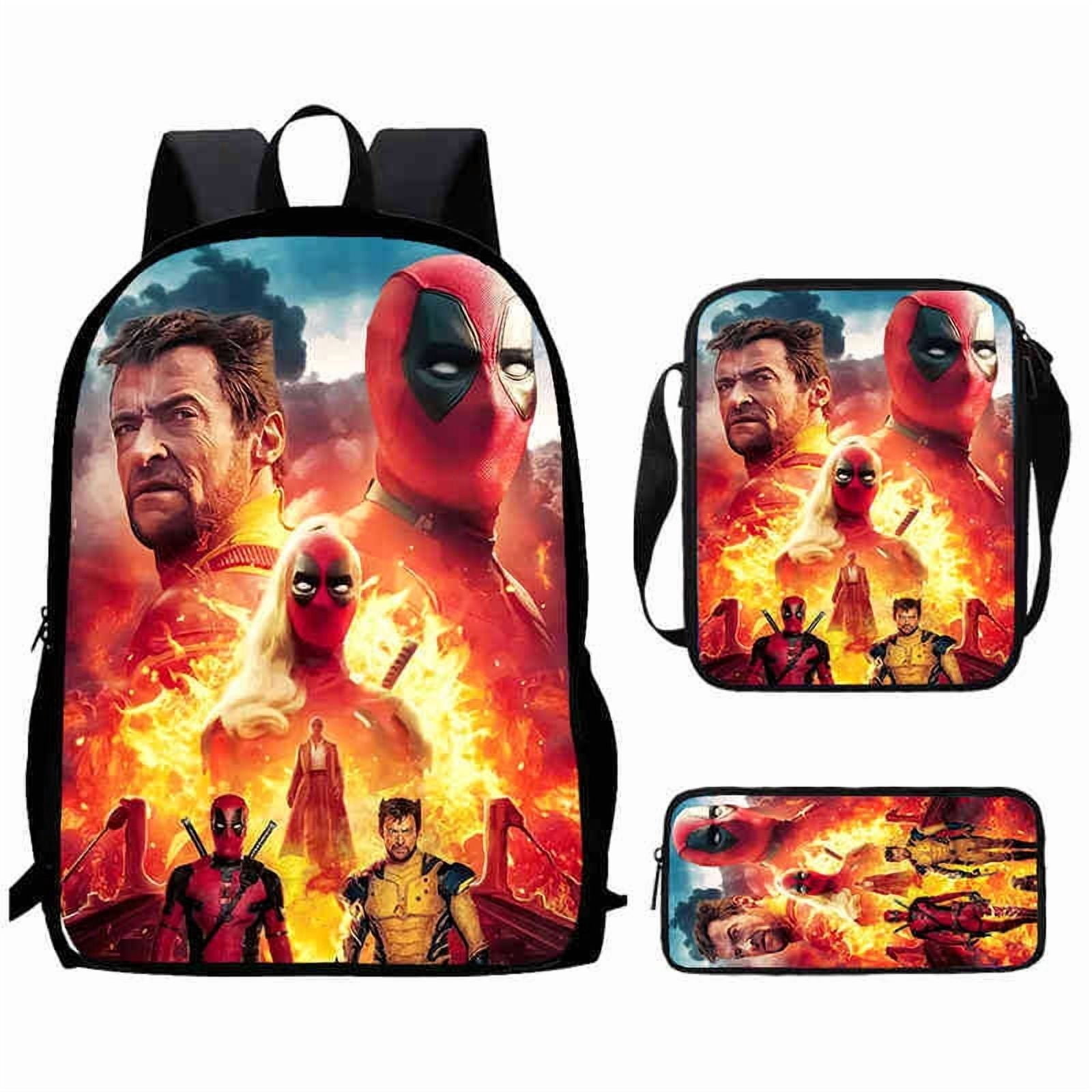 Backpack Wolverine and Deadpool DEADPOOL & WOLVERINE School Bag ...