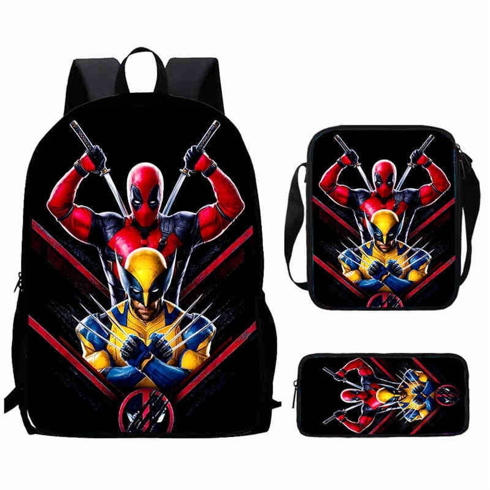 Backpack Wolverine and Deadpool DEADPOOL & WOLVERINE School Bag ...